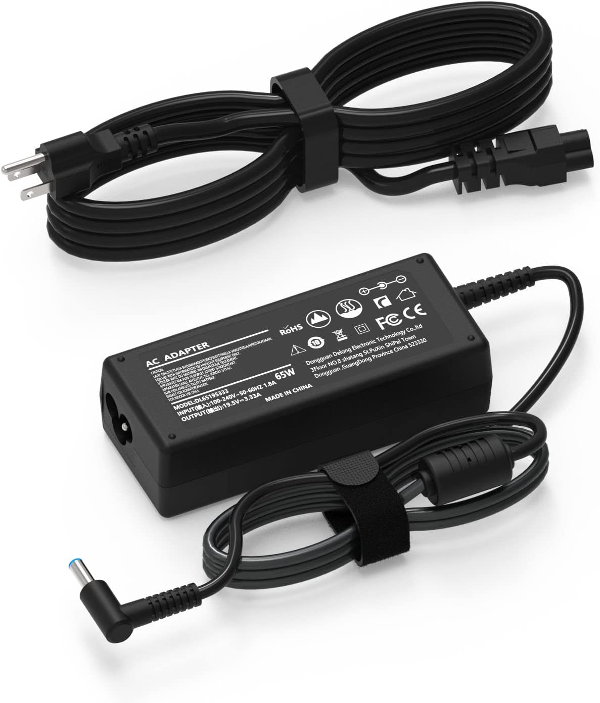 65W Laptop Charger for HP Envy x360 13 15 17 ProBook 450 640 650 G4 G5 ...