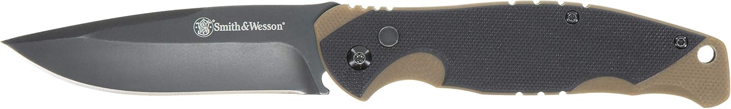 Amazon.com : Smith & Wesson Freelancer 8in High Carbon S.S. Push Button ...