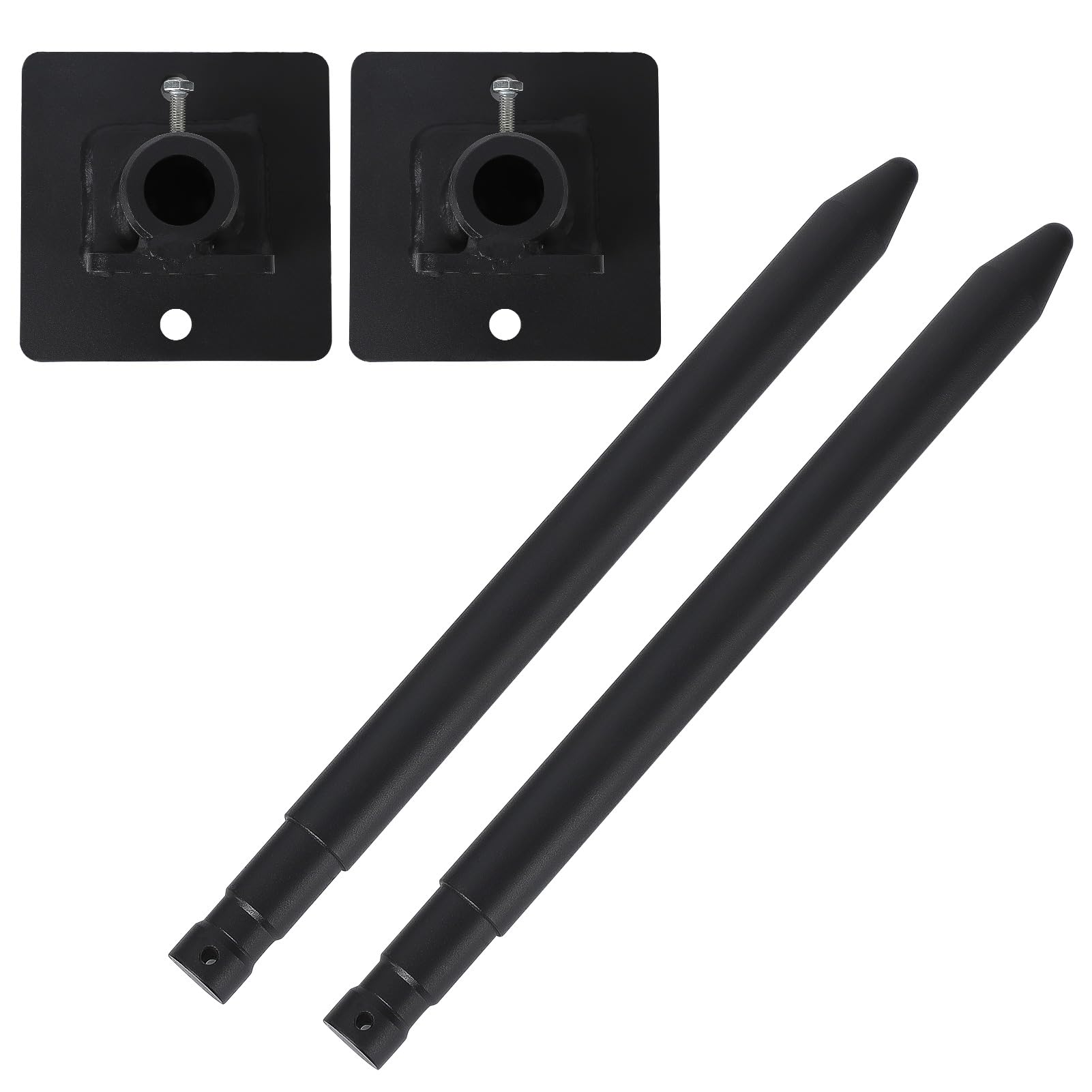 Snapklik.com : 17" Stabilizer Hay Bale Spear Attachment, Pair Quick ...