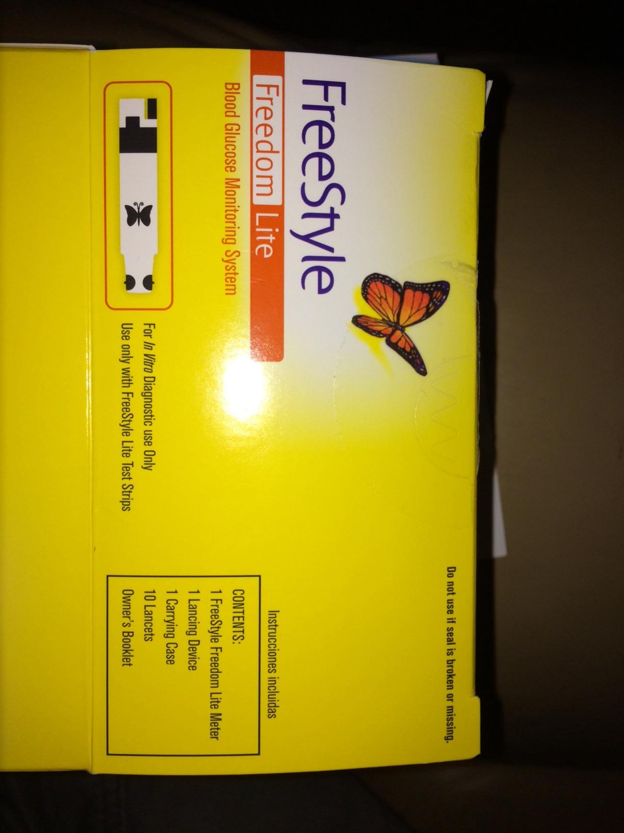 Amazon.com: FreeStyle Freedom Lite Blood Glucose Meter : Health & Household