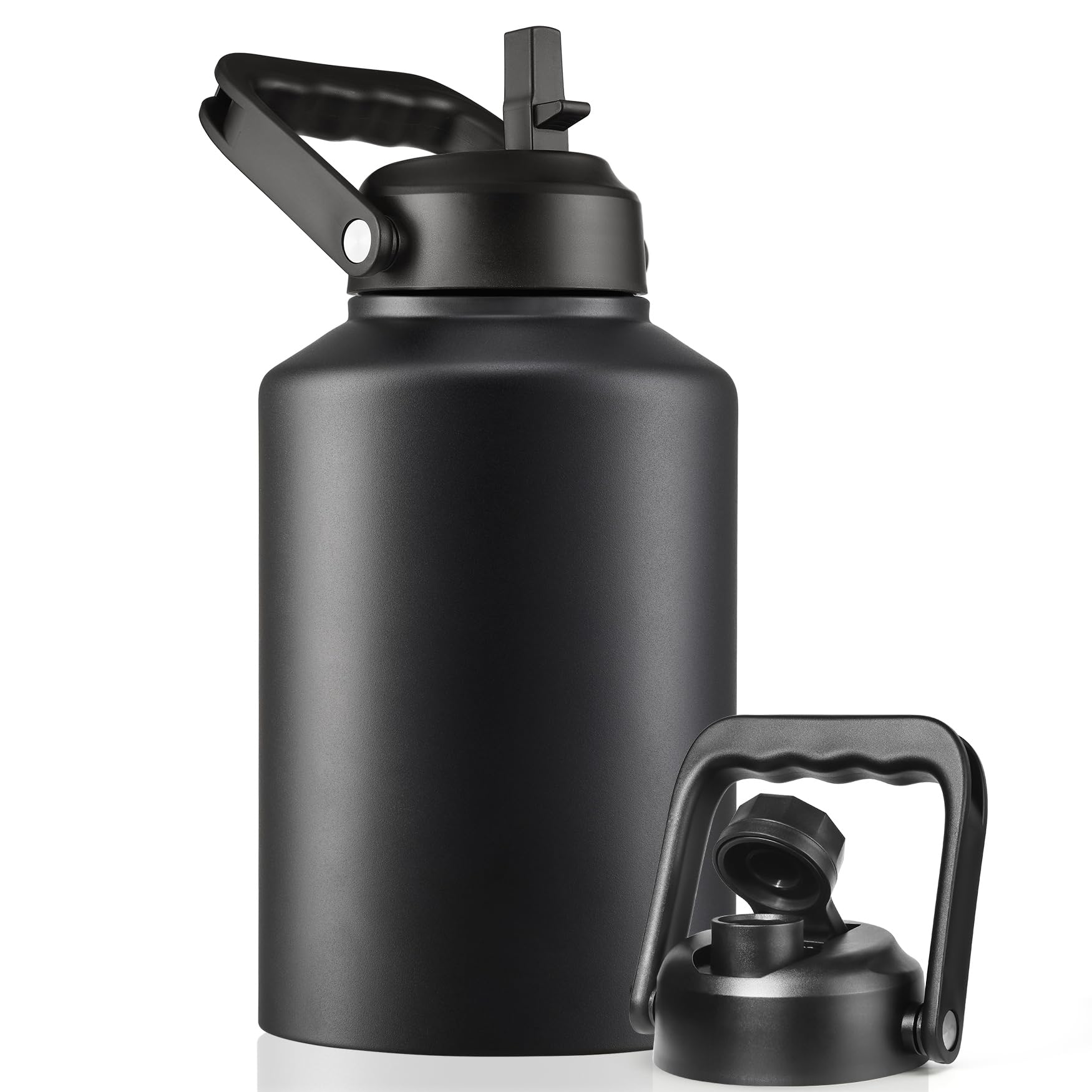 Amazon.com: EALGRO Insulated Gallon Water Bottle Jug with Straw, 128 oz ...