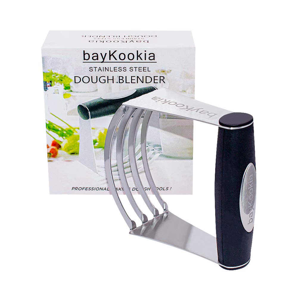 Pastry Blender,Dough Blender and Cutter baykookia Professional 4-Blade ...