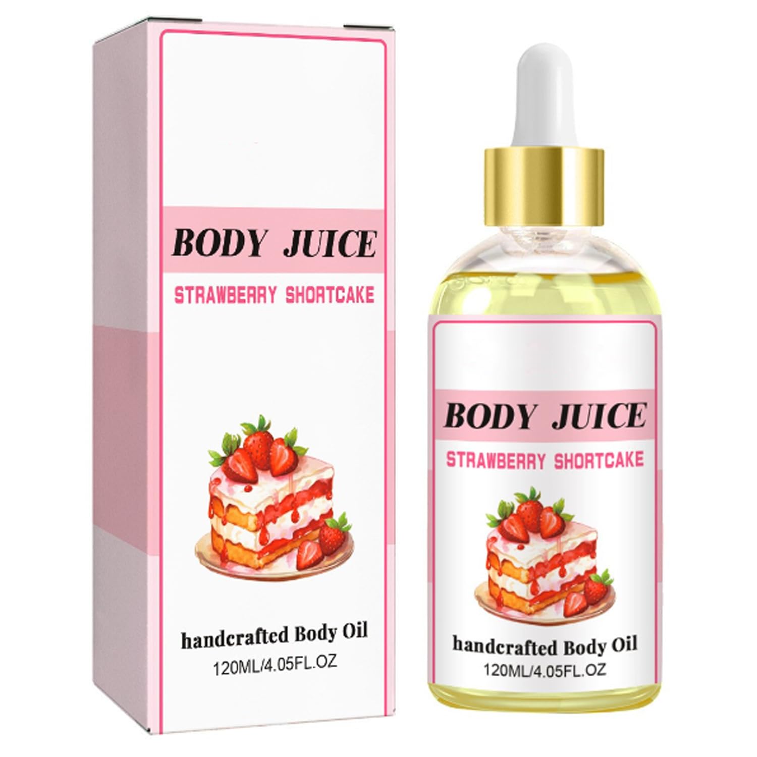 Amazon.com : MAITING Body Juice Oil Strawberry Shortcake, Strawberry ...