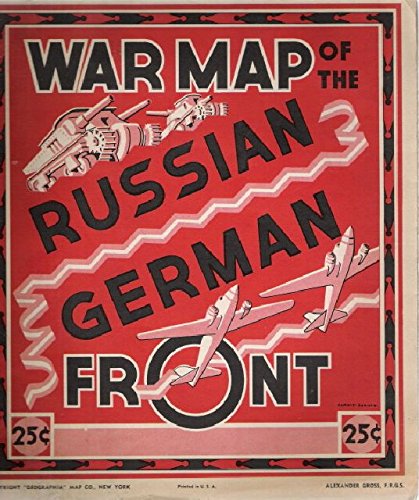 War Map of the Russian German Front: Gross, Alexander F.R.G.S.: Amazon ...