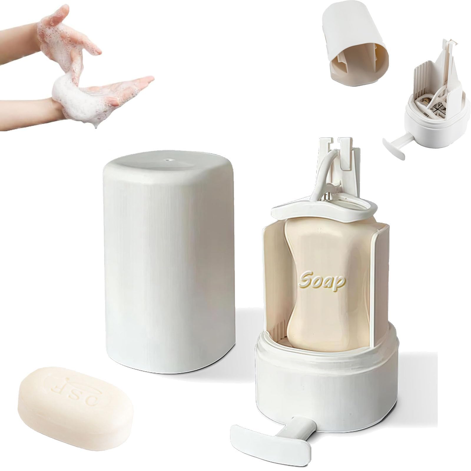 Amazon.com: Soap Grinder,Wall Mounted Soap Dish,Waterproof Soap Case ...