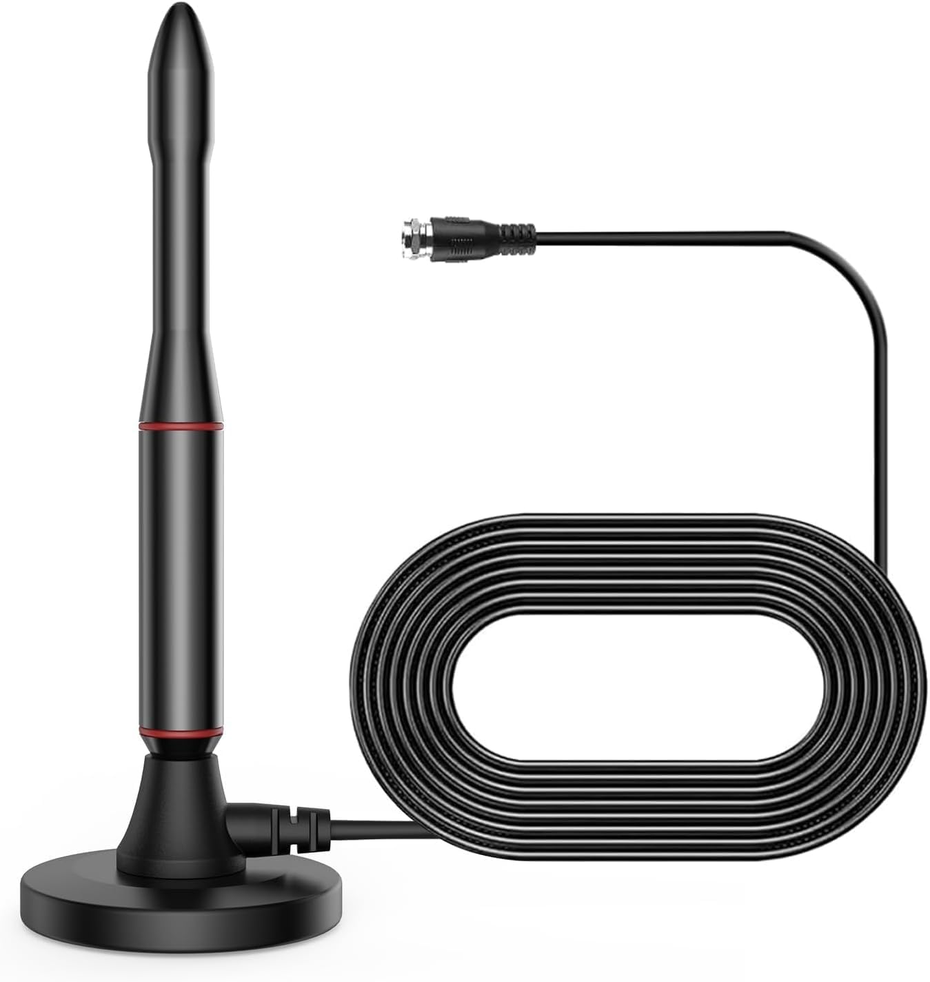 Amazon.com: TV Antenna Indoor, 150+ Miles Range TV Antenna for Smart TV ...