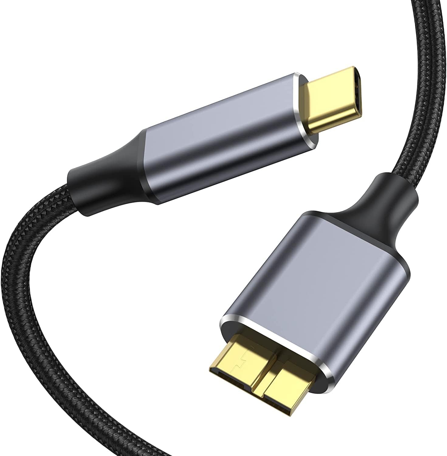 rts Usb C Type C External Hard Drive Disk Hdd Cable Wire,Nylon Braided ...