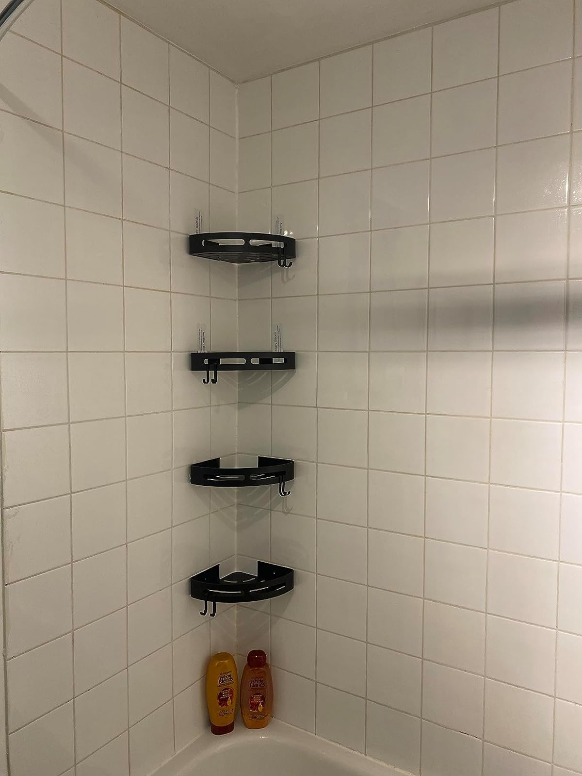 Delavala Corner Shower Shelf Pack of 2, Stainless Steel Metal Shower ...