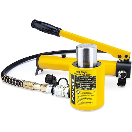 Amazon.com: 20 Ton Porta Power Kit, Mini Hydraulic Cylinder Jack Porta Power Ram 2" Stroke with ...