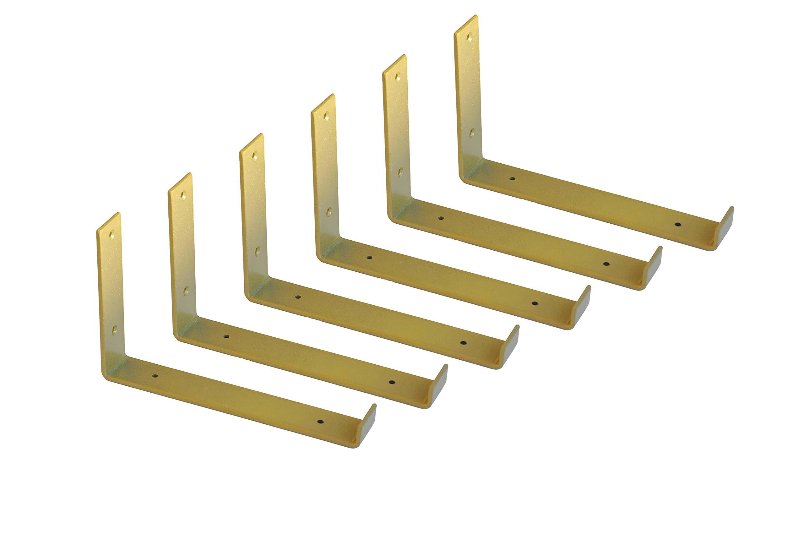 Amazon.com: Shelf Brackets 6 Pack Heavy Duty Shelves brackets 9.25"L x ...