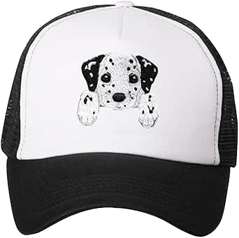 Dalmation Hat - Cute Puppy Dog Adjustable Cap (Trucker) at Amazon Men’s ...