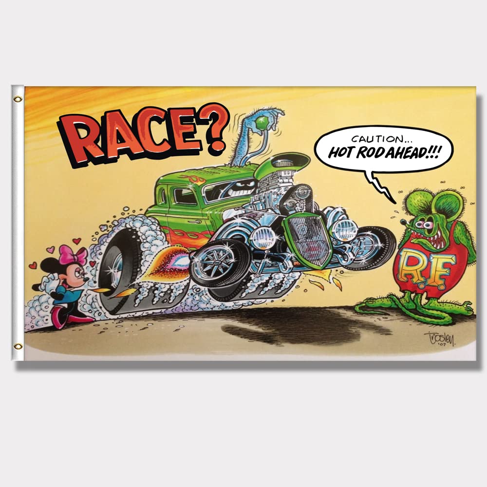 Amazon.com : Kasflag Rat Flag Choppers Flag Banner (3x5 Feet, Heavy ...