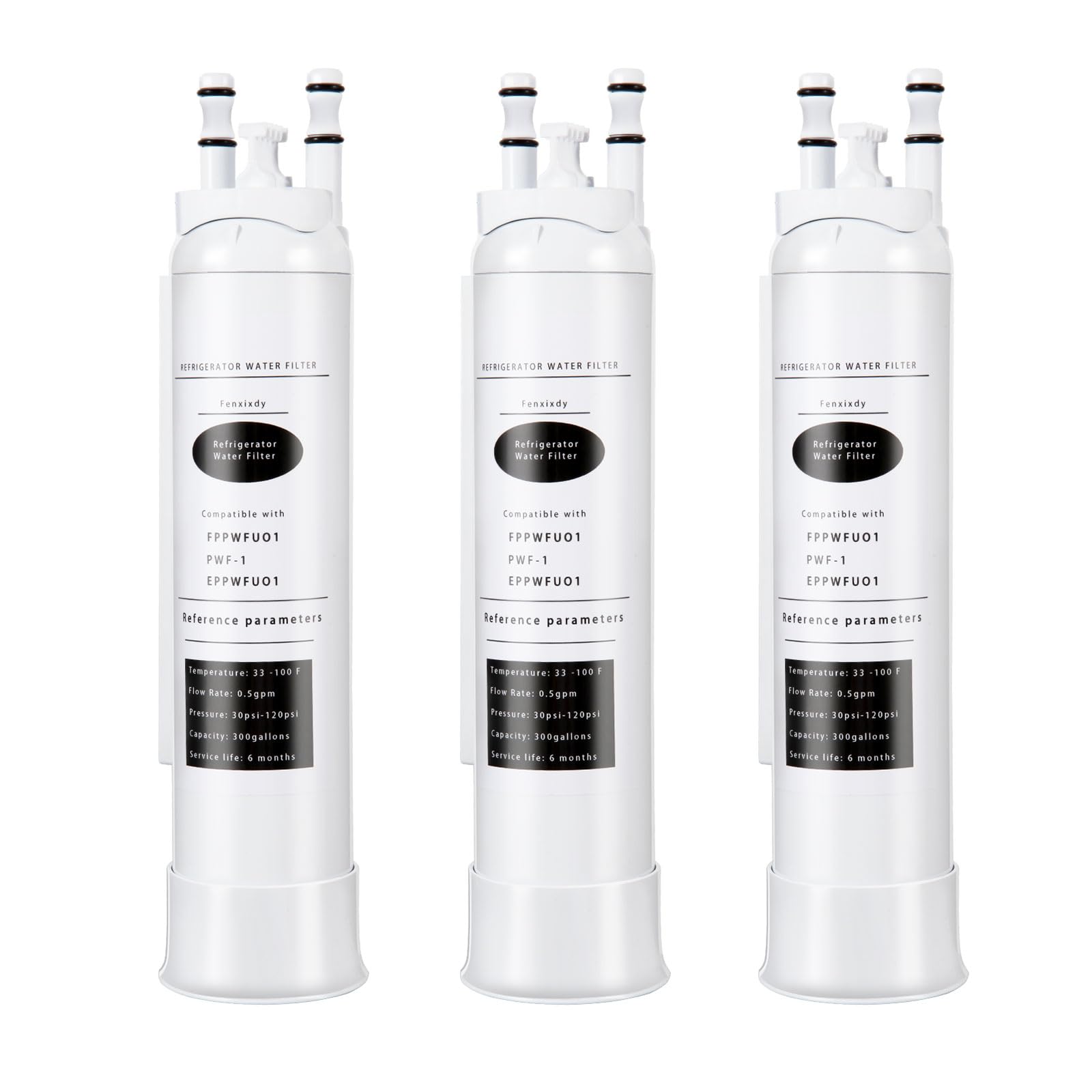 Refrigerator Water Filter Compatible with Frigidaire FPPWFU01 PurePour ...