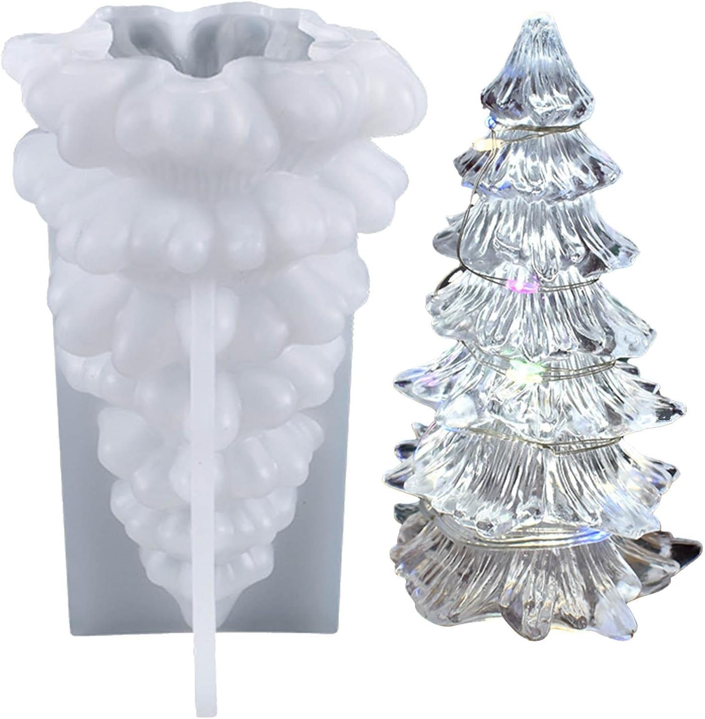 Amazon.com: Uwariloy 3D Tree Epoxy Resin Molds, Creative Tree Shape ...