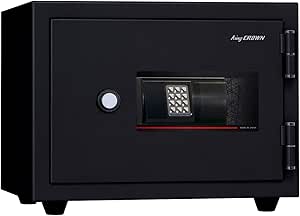 Amazon.co.jp: 日本アイエスケイ 金庫 ブラック 幅50.4×奥行51.4×高さ39.2cm 【日本製】 ゆとり収納 耐火金庫ボタン式 テンキー KUX-20EA : DIY・工具 ...