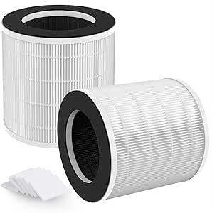 Amazon.com: GoKBNY 2-Pack H7126 Replacement Filter Compatible with GoveeLife H7126 Purifier, 3 ...