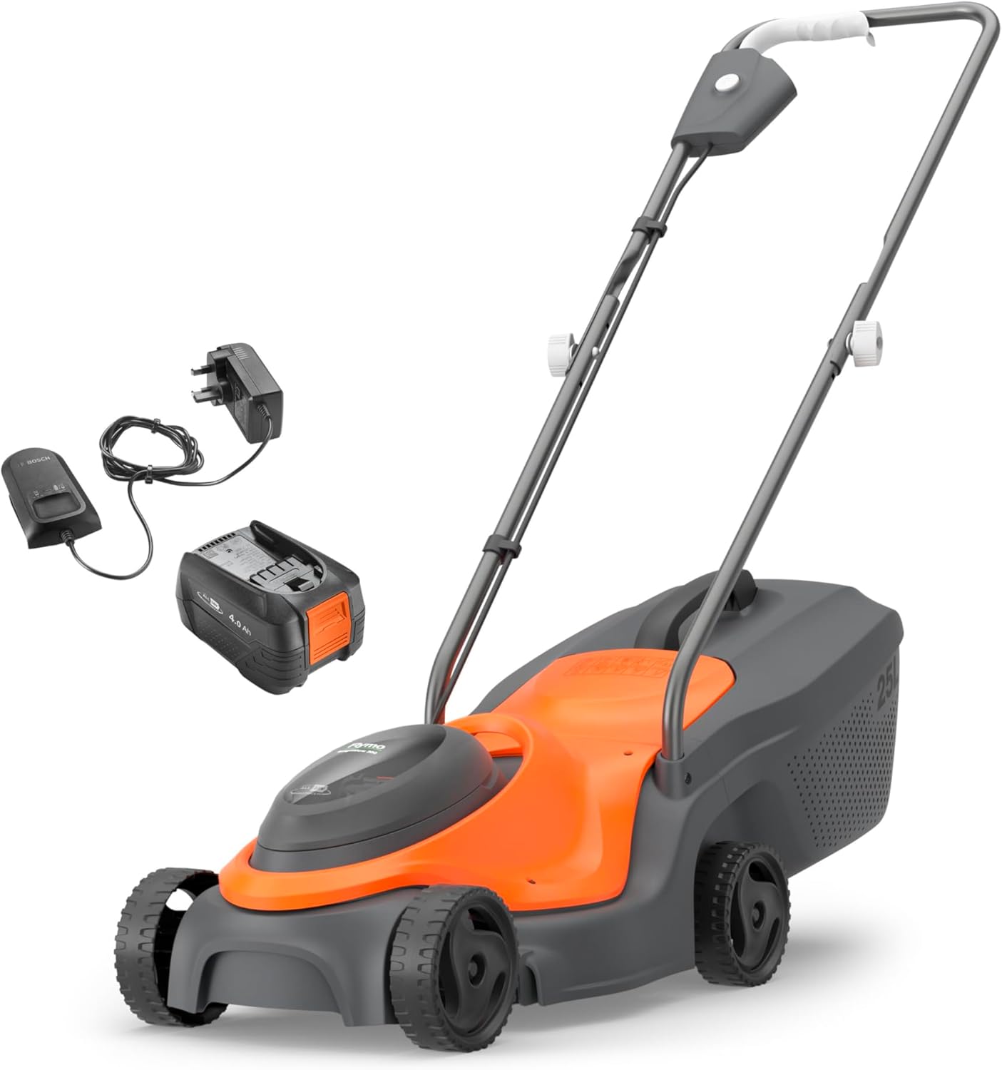 Flymo 18V SimpliMow 300 4.0Ah Battery Cordless Lawnmower with Battery ...