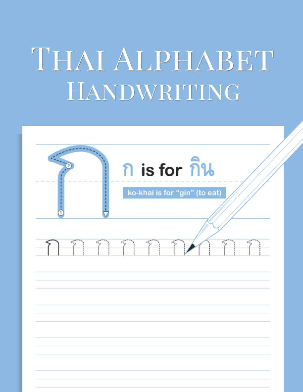 44 Thai Alphabet Handwriting Workbook Thai Alphabet Worksheets Thai Alphabet Desertcart New