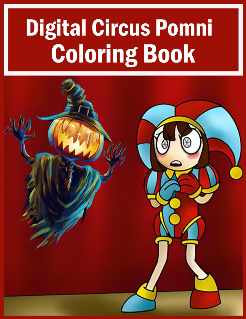 Pomni Digital Circus Coloring Pages