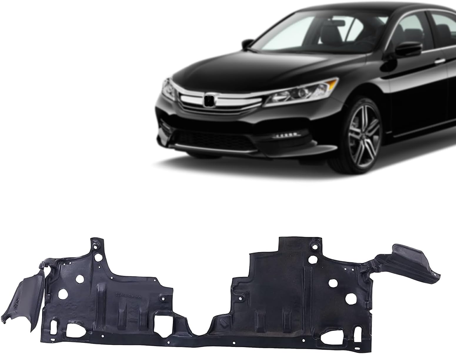 Amazon.com: JustDrivably Replacement Parts Front Engine Splash Shield ...