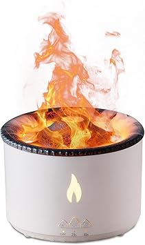 Amazon.com: Volcano Humidifier Flame Aroma Diffuser: Ultrasonic ...