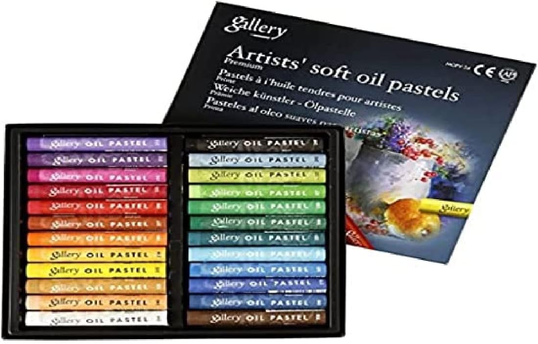 Amazon.com: MUNGYO Gallery Artists' Soft Oil Pastels, 24 Assorted ...