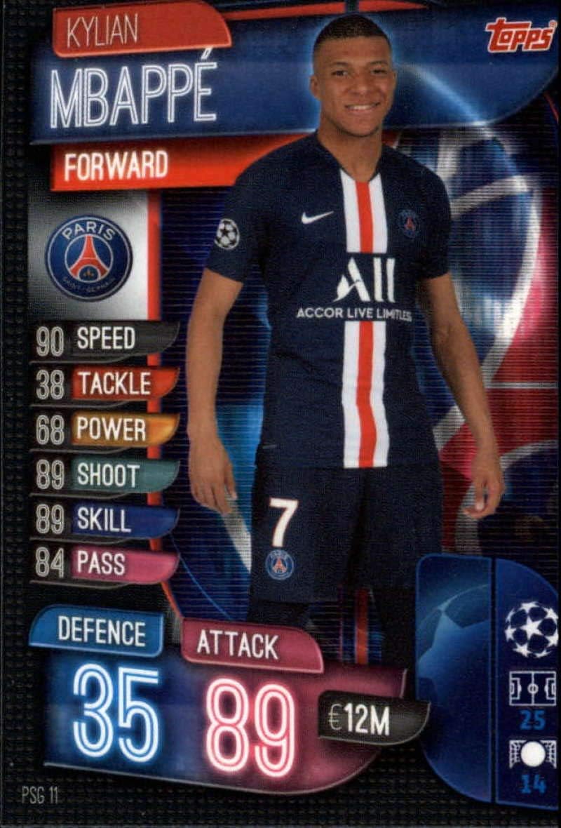 Amazon.com: 2019-20 Topps UEFA Champions League Match Attax #PSG 11 ...