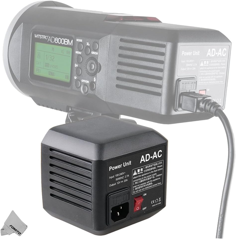 Amazon.com : GODOX AD-AC AC Power Source Adapter with 16.4'/5m Cable ...