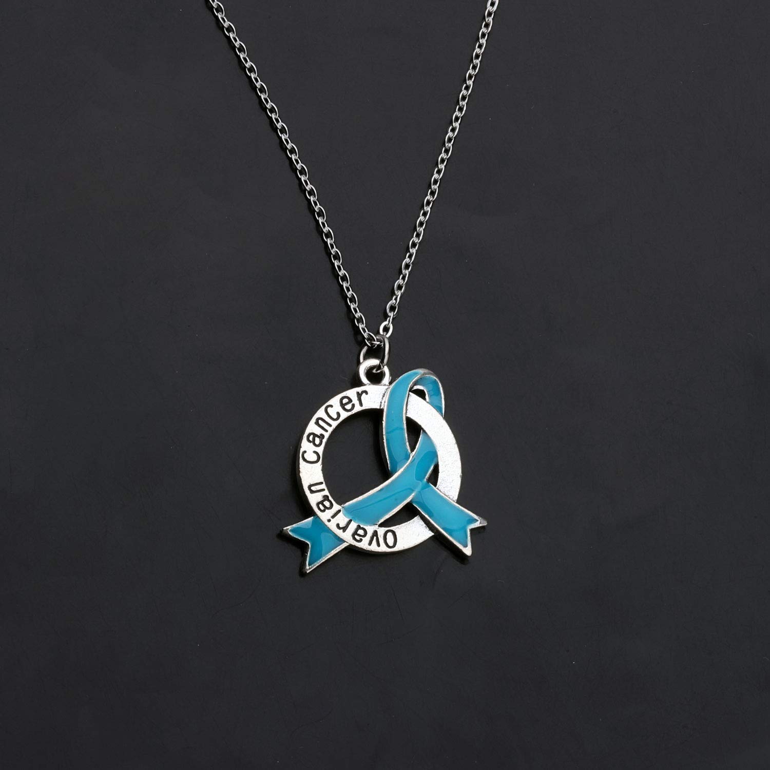 Ovarian Cancer Awareness Month Teal Engravable Inspirational Cancer ...