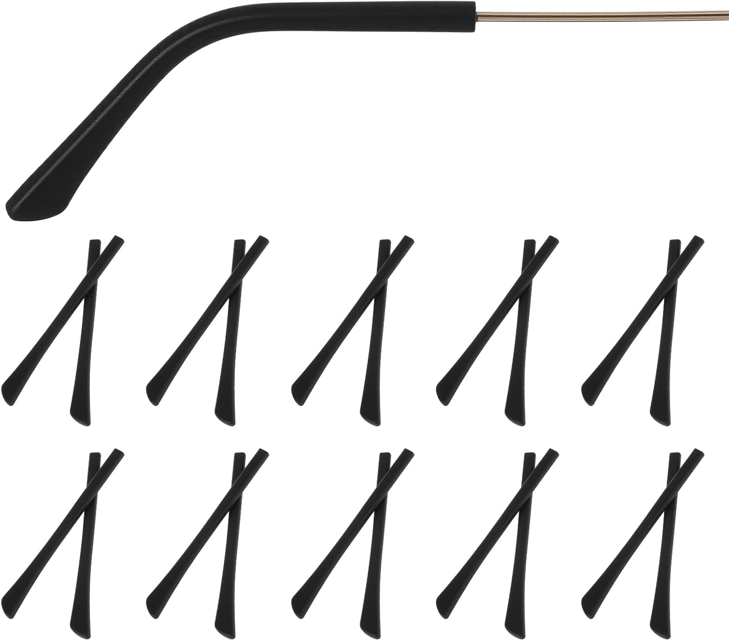 Amazon.com: Aphumedc Anti-Slip Silicone Eyeglass End Tips 10 Pairs ...