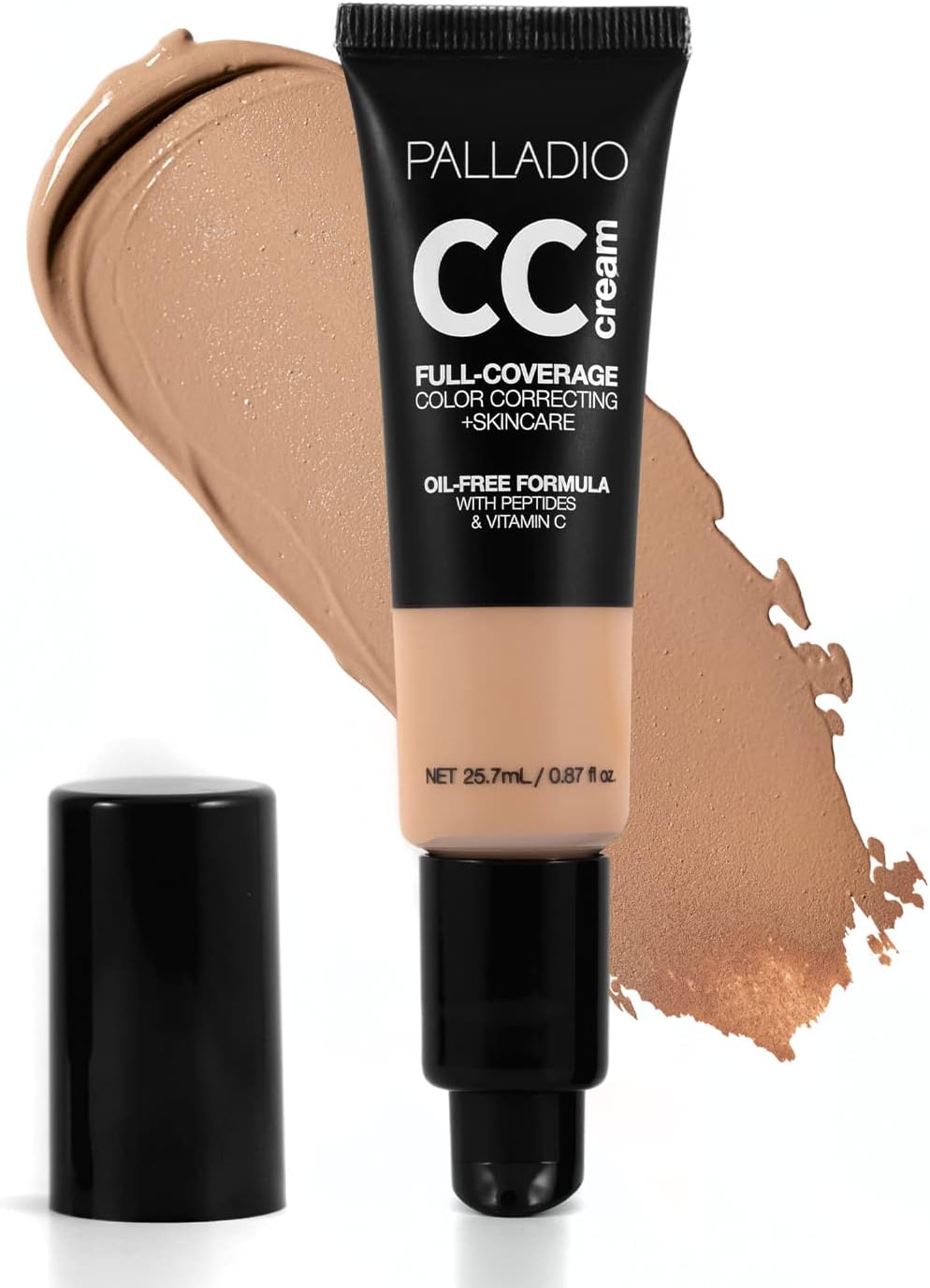 Amazon.com: Palladio Full-Coverage Color Correction CC Cream, Oil-Free ...