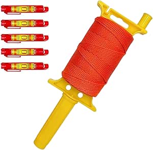PANGBOER Braided Nylon Masons Line Reel 540Ft With 5 Builts In Bubble ...