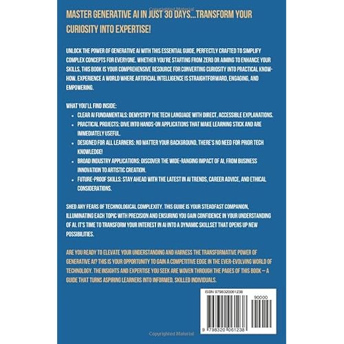 Snapklik.com : Generative AI For Beginners Made Easy: Master Artificial Intelligence And Machine ...