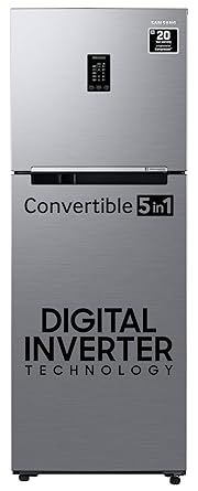 Samsung 322 L, 3 Star, Convertible 5-in-1 Digital Inverter with Display ...