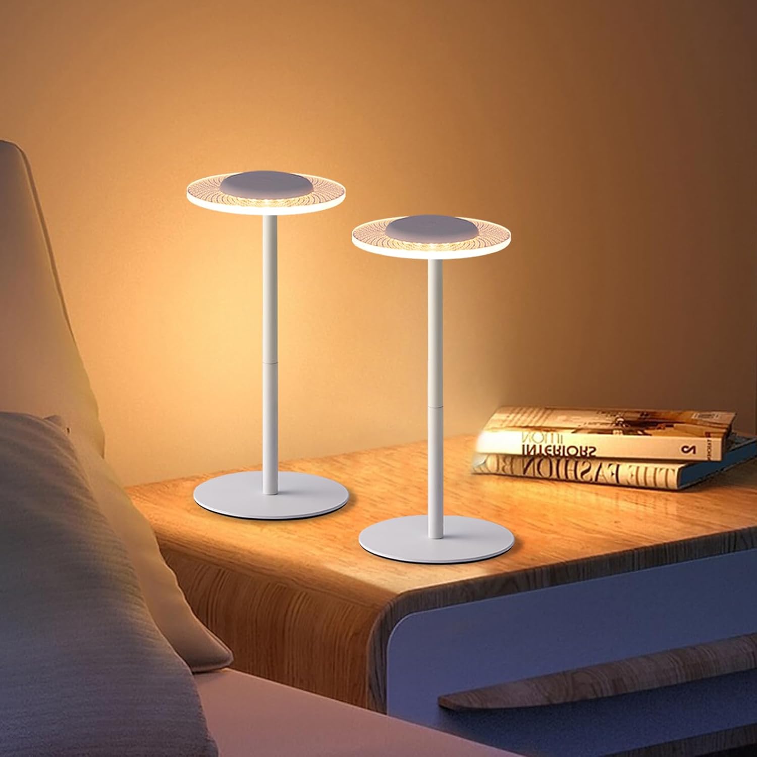LOFTEK Cordless LED Table Lamp 2 Pack - Amazon.com