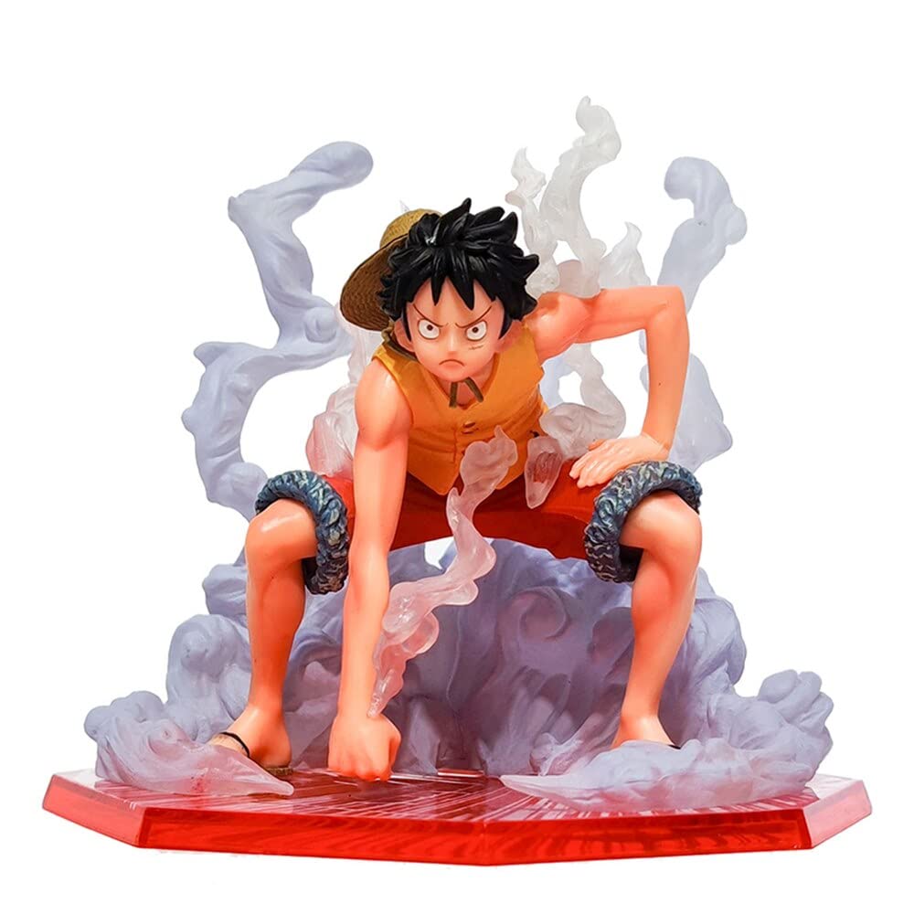 Blue Aura One Piece Monkey D Luffy Action Figure 10cm | Desertcart KUWAIT