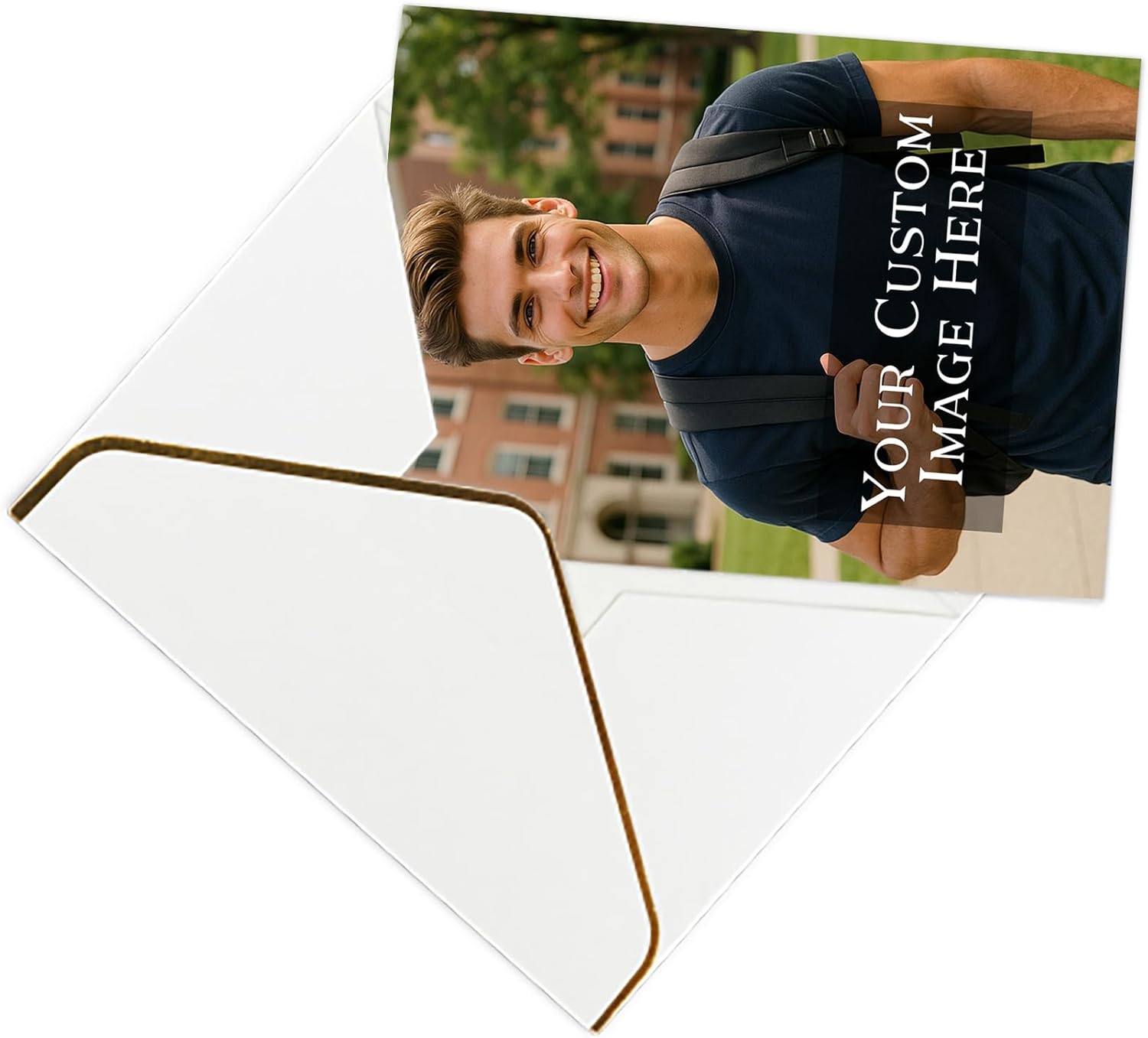 Amazon.com: Custom Card with Your Photo Image Customize Greeting Card ...