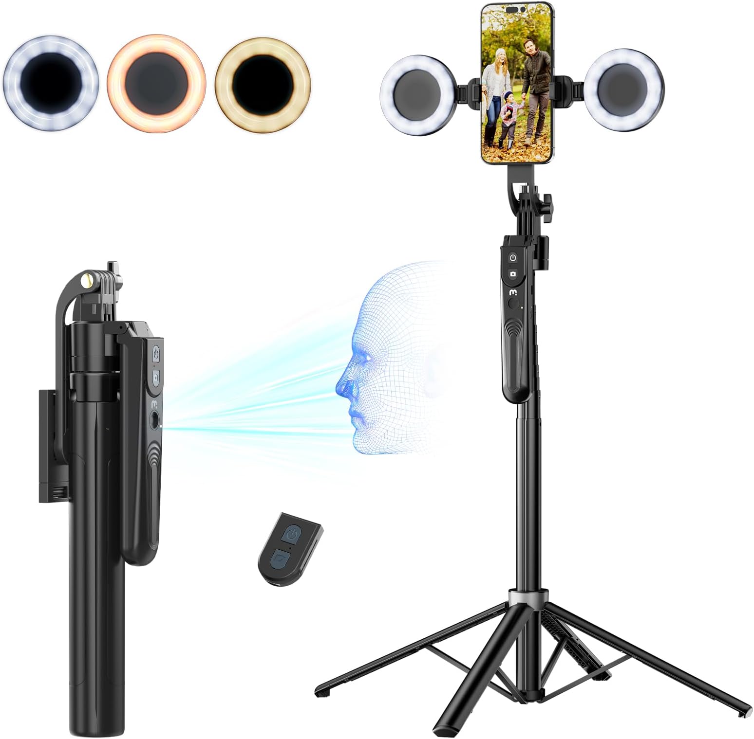 Amazon.com: M MYBAT PRO 3 in 1 Flexible Phone Tripod with Wireless ...