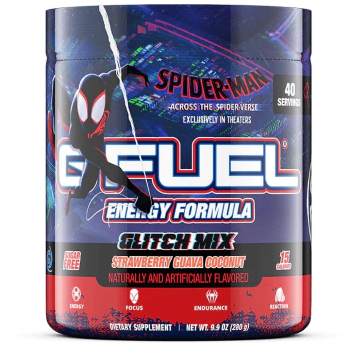 Buy G FuelAcross The Spider-Verse Energy Drink Powder, Pre Workout ...