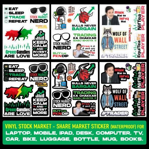 Stockmarket Vinyl Stickers Sharemarket Sticker Intraday Trading Best ...