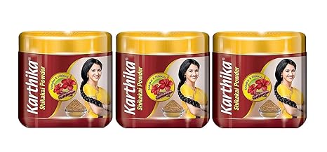 Karthika Shikakai Powder, 180gm (Pack of 3) : Amazon.in: Beauty