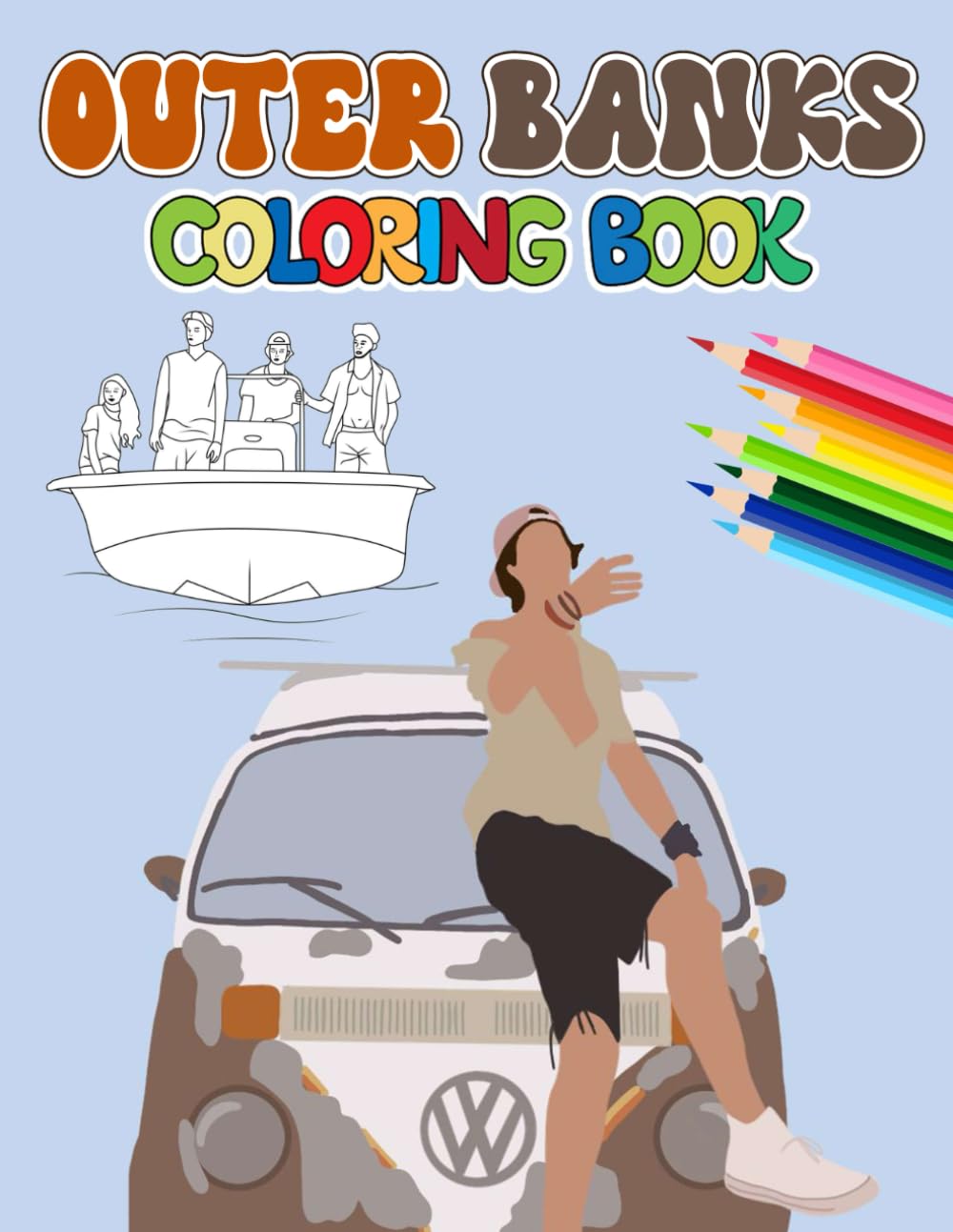 Outer Banks Coloring Book: Embark on a Colorful Adventure with 25 ...