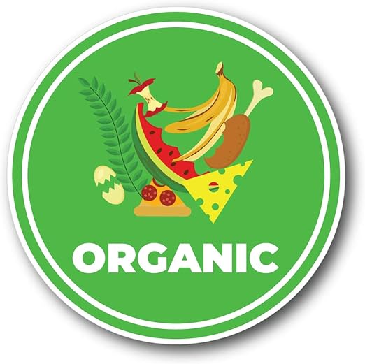Amazon.com: Organic Trash Can Recycle Compost Kitchen Recycling Vinyl ...