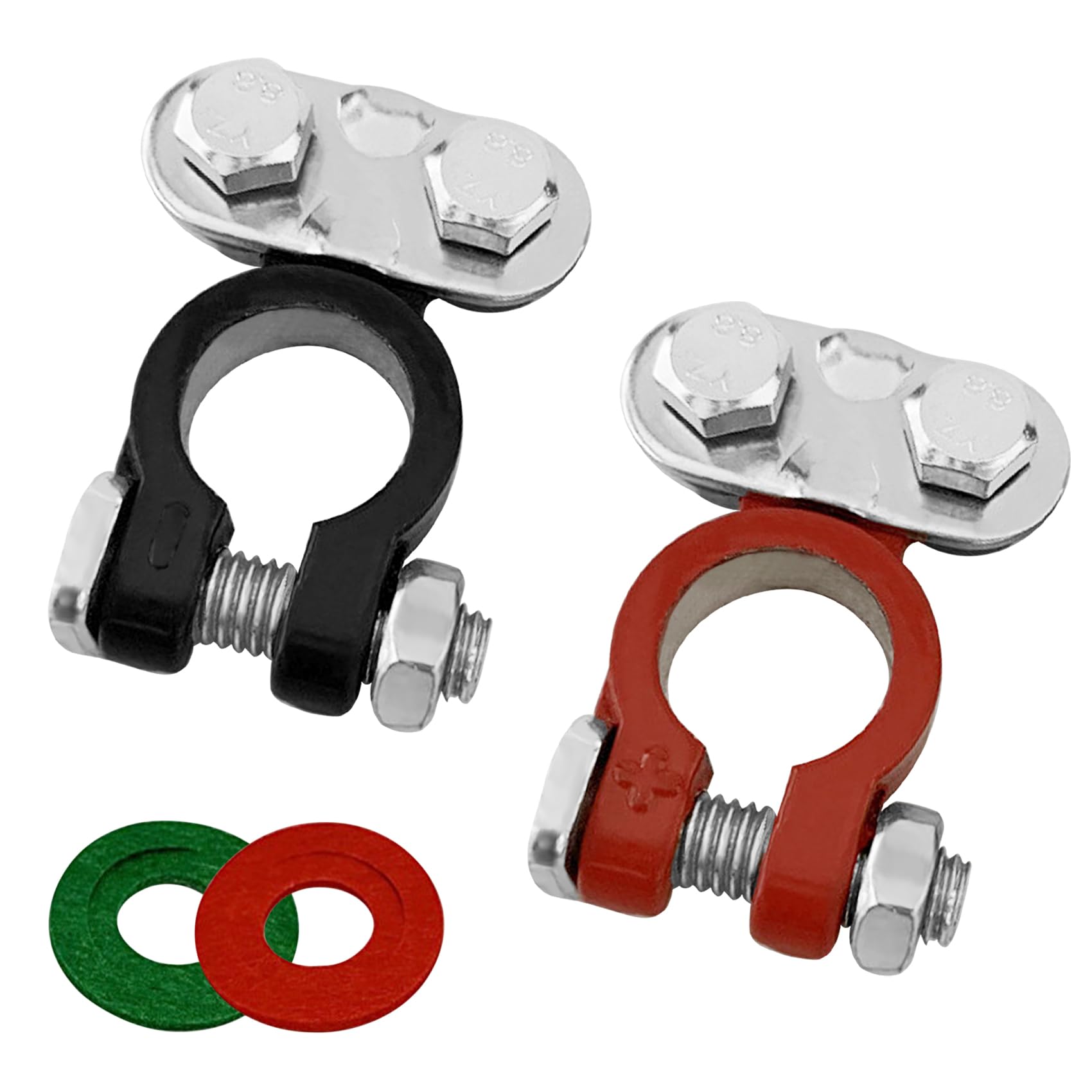 Snapklik.com : NTNEV Universal 1Pair Positive Negative Battery Terminal ...