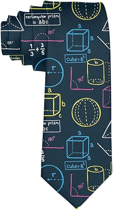 Amazon.com: Men's Math Equation School Class Necktie Tie Silk Necktie ...