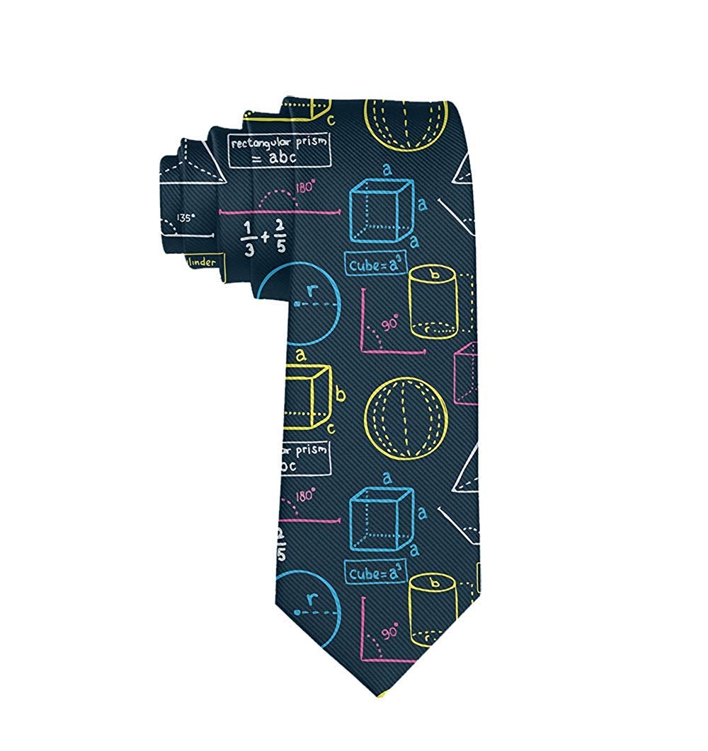 Amazon.com: Men's Math Equation School Class Necktie Tie Silk Necktie ...