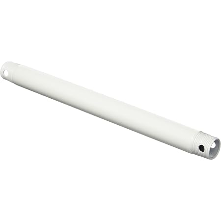Minka-Aire 12 Inch Ceiling Fan Downrod - Flat White - DR512-WHF ...