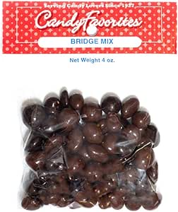 Amazon.com: Chocolate Bridge Mix "Select Label" 4 oz. Peg Bags - 6 / Box