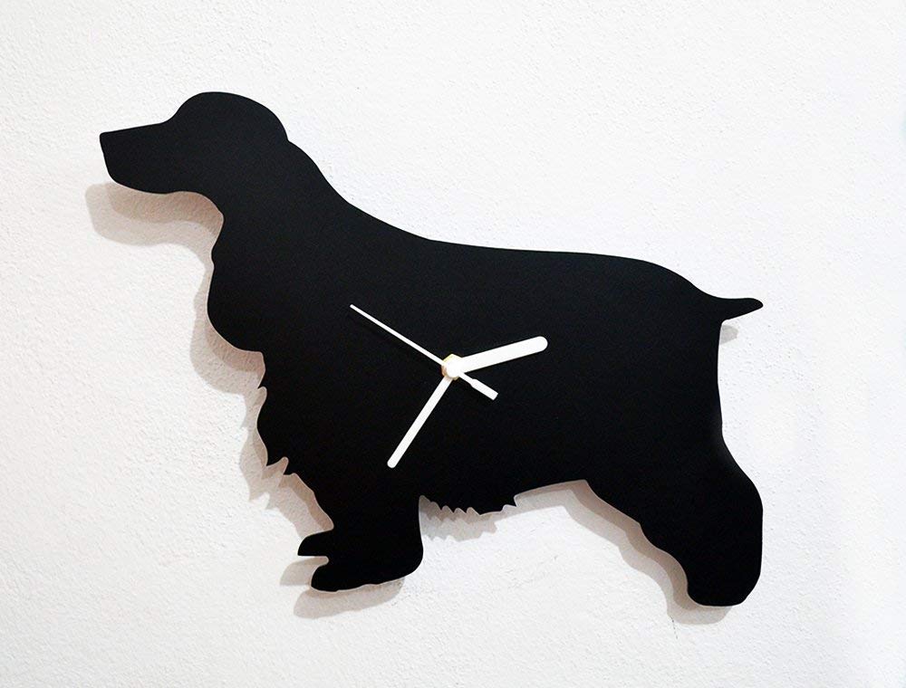 Cocker Spaniel Dog No.1 - Wall Clock : Amazon.co.uk: Home & Kitchen