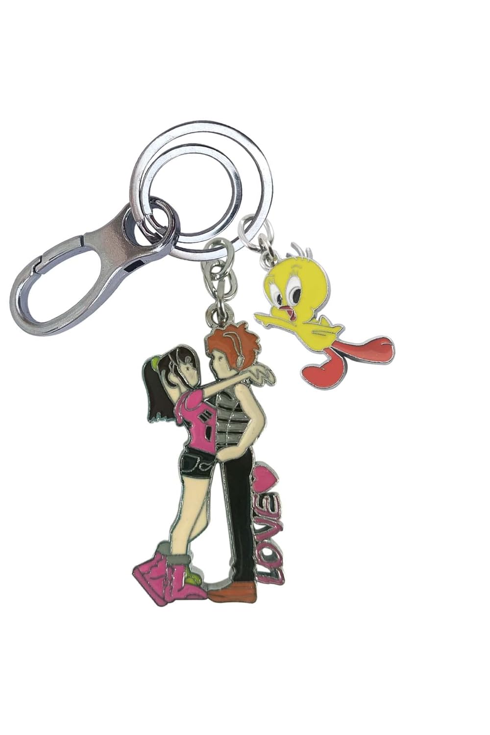 Shoky Looks Multi Romantic Couple Love With Twety Locking Lock Key ...